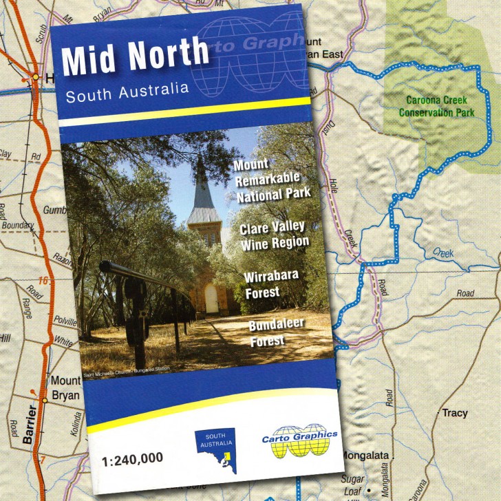 Mid North map | The Friends of the Heysen Trail