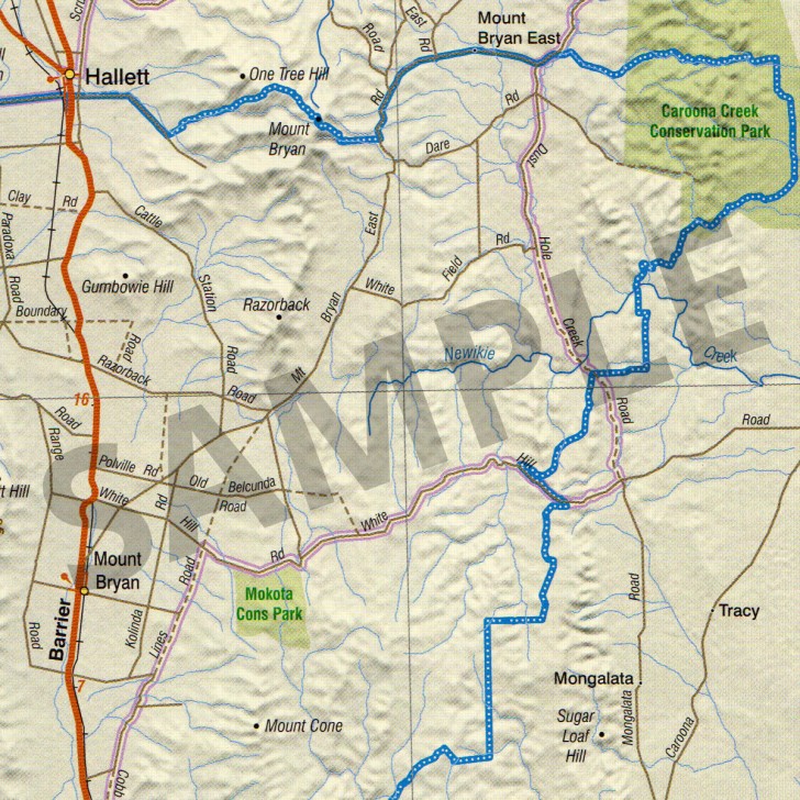 Mid North map | The Friends of the Heysen Trail