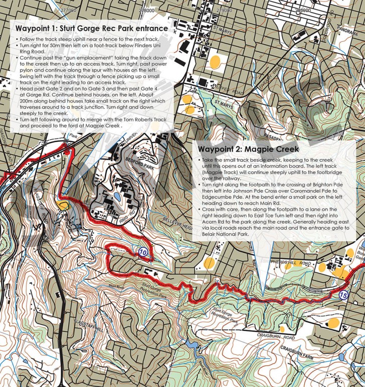 Sea to Summit Trail map | The Friends of the Heysen Trail