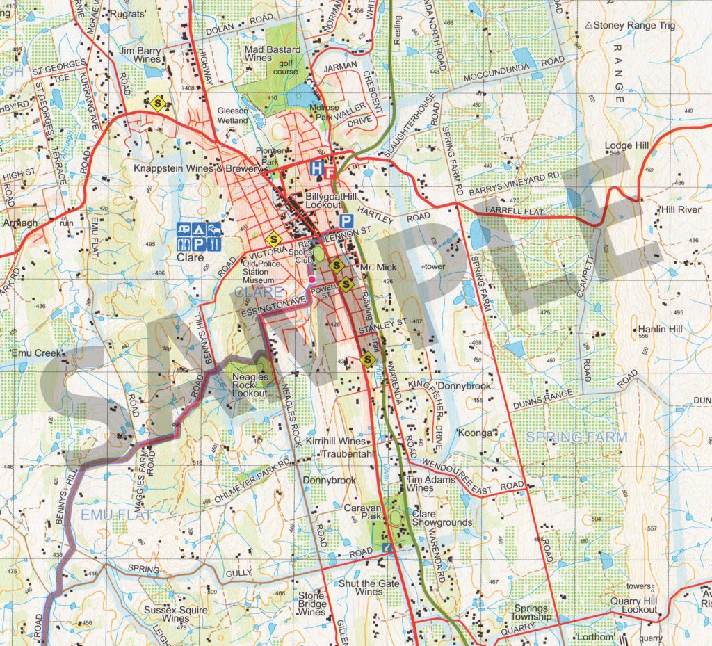 Lavender Federation Trail, Map 6, Manoora to Clare | The Friends of the ...