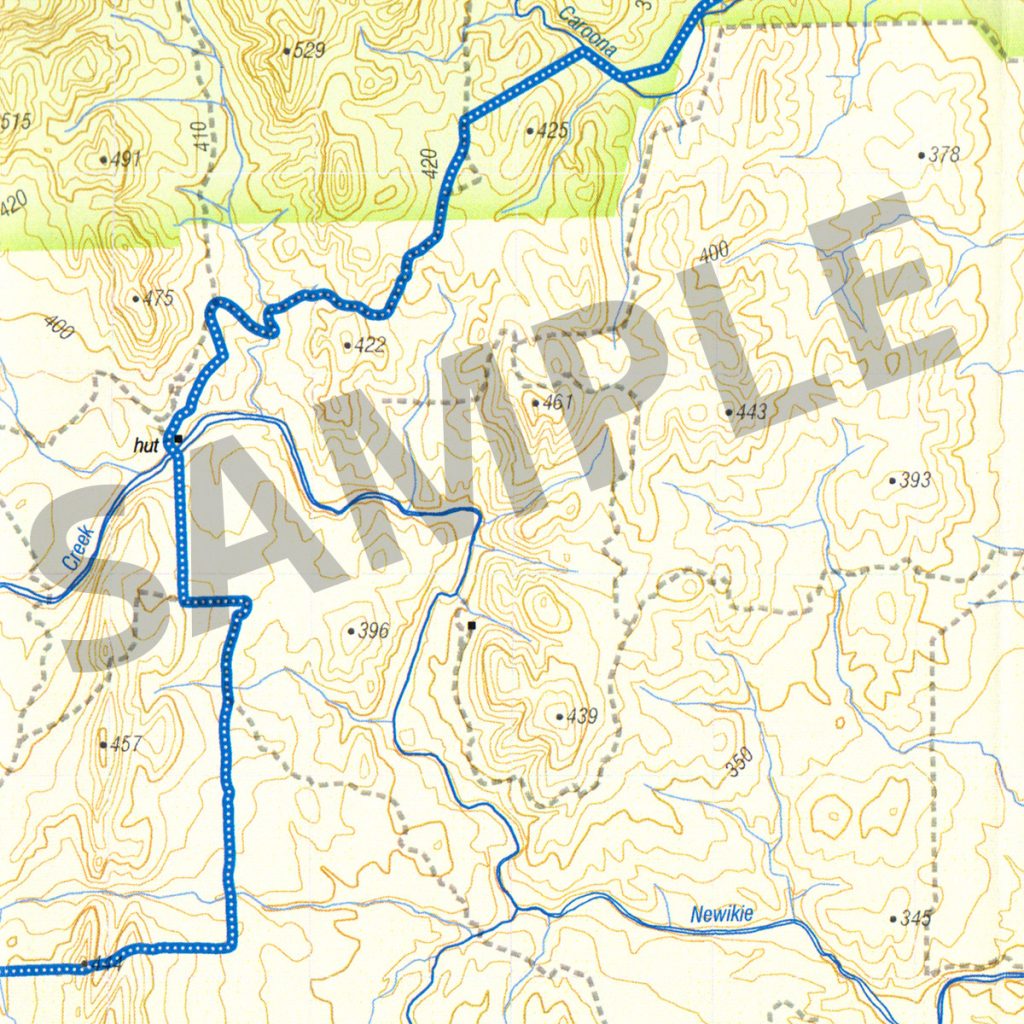Caroona Creek Conservation Park topographic map | The Friends of the ...