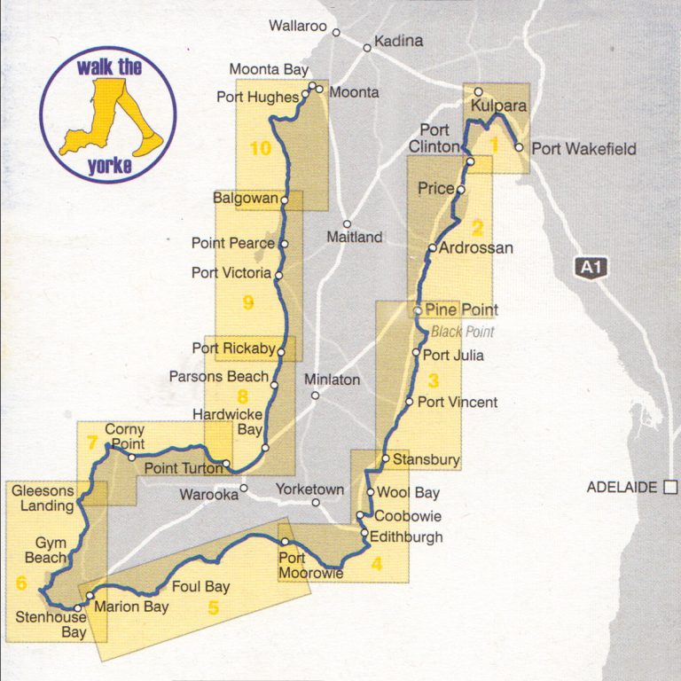 Walk the Yorke map 8 - Point Turton to Port Rickaby | The Friends of ...