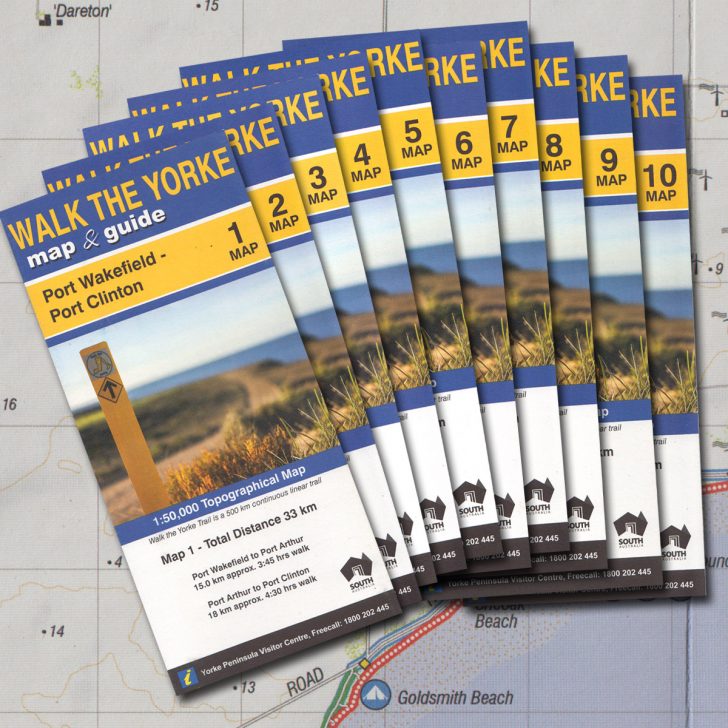 Walk the Yorke map set (10 maps) | The Friends of the Heysen Trail