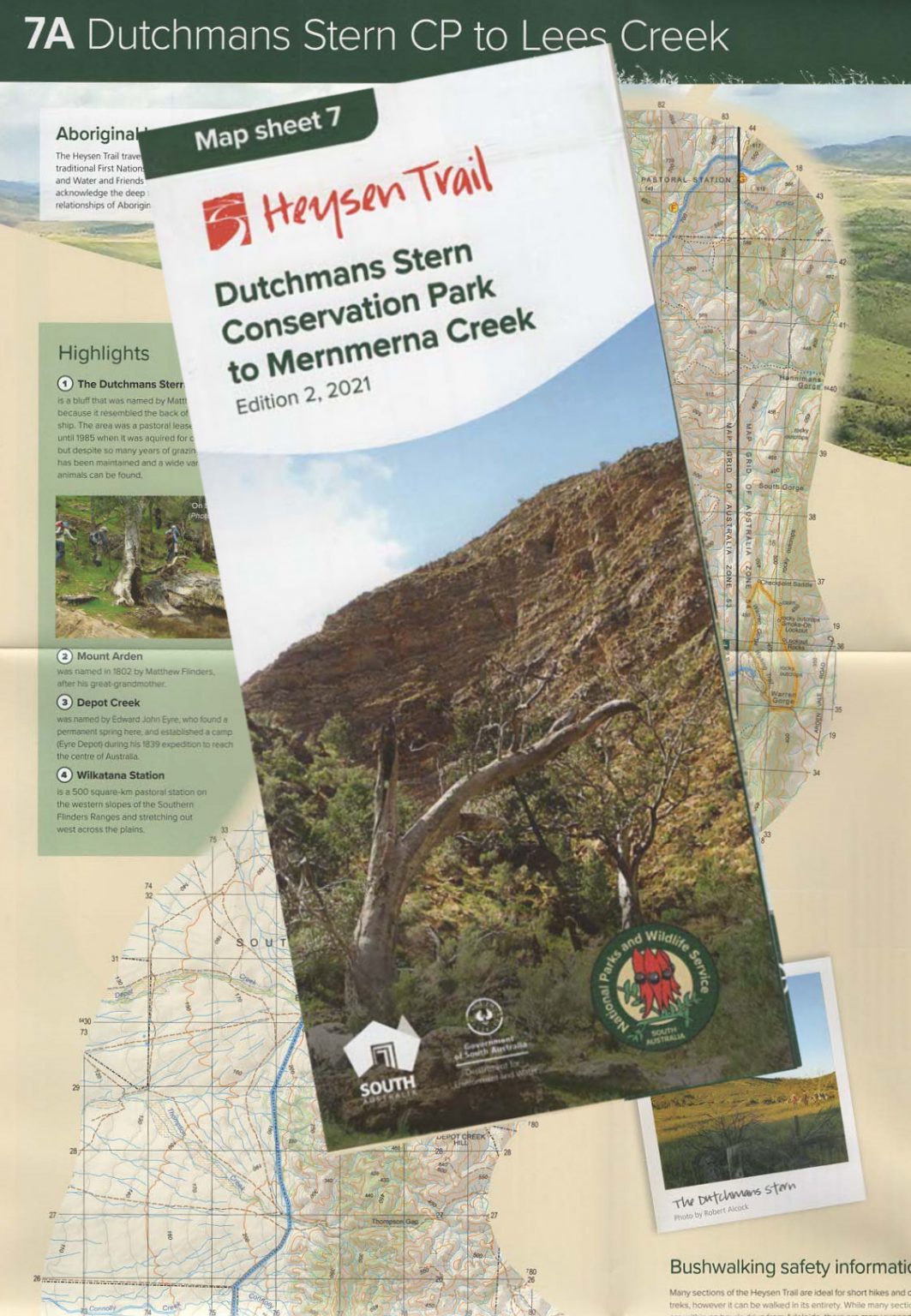 Heysen Trail sheet map 7, Edition 2, 2021 - Dutchmans Stern ...