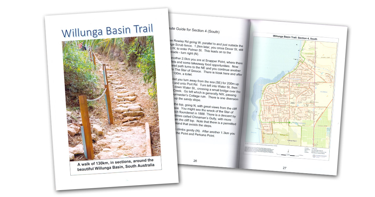 Willunga Basin Trail book | The Friends of the Heysen Trail